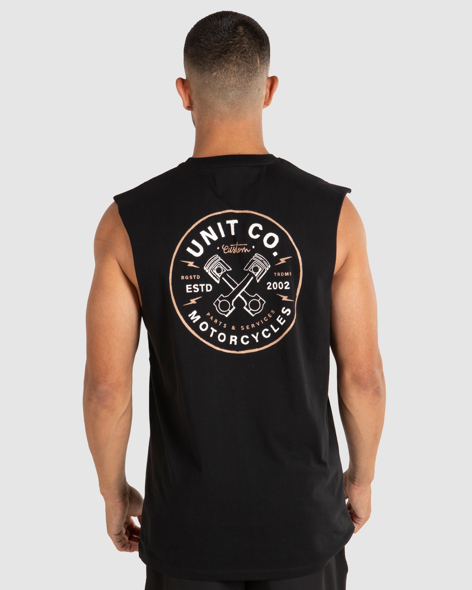 UNIT Parts & Services Mens Muscle Tee – UNIT Clothing