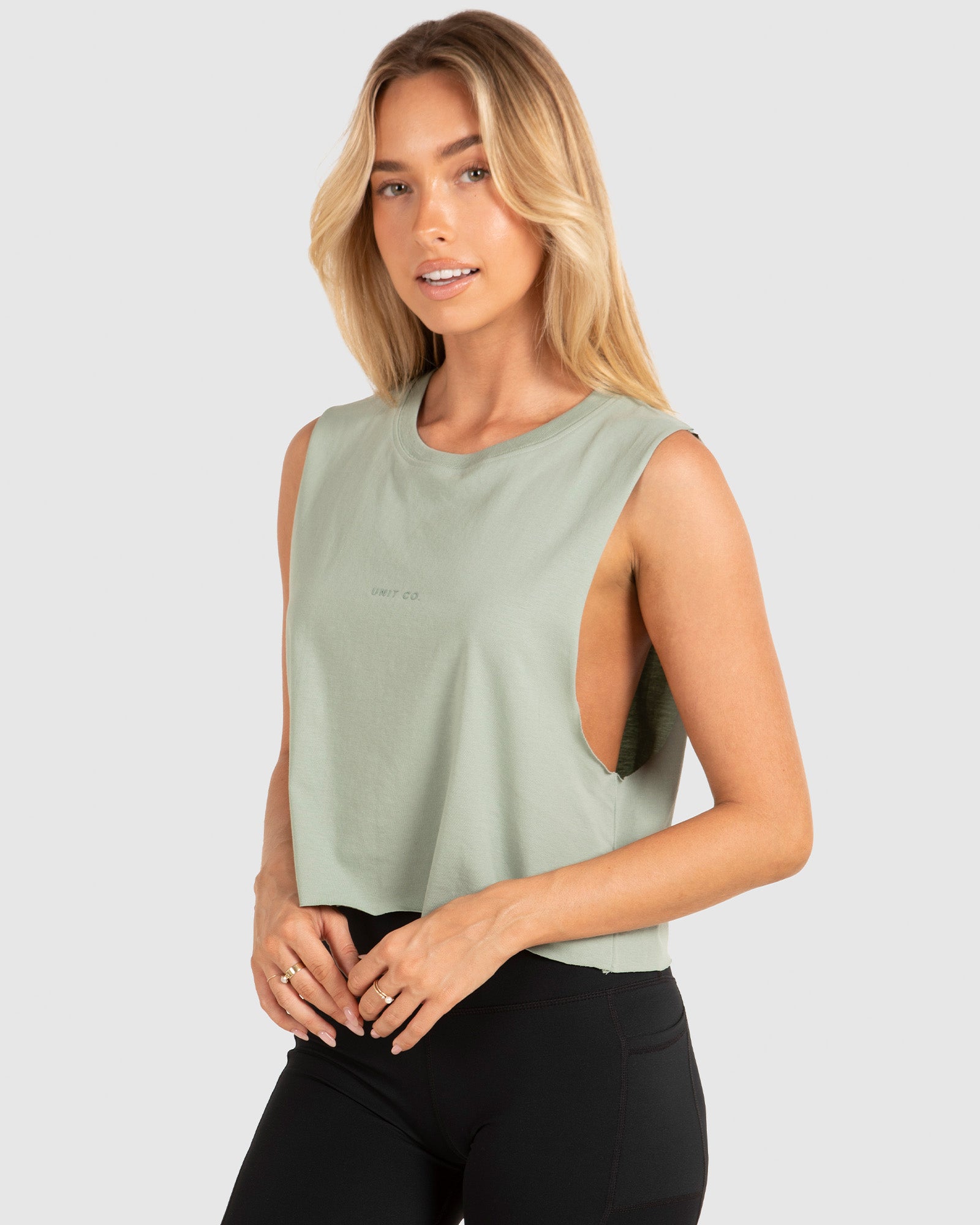 UNIT Studio Ladies Crop Muscle Tee – UNIT Clothing